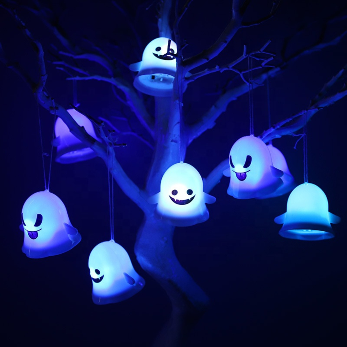 Funny Cute Ghost Emojis LED Light For Halloween Fun Parties - Halloween ...
